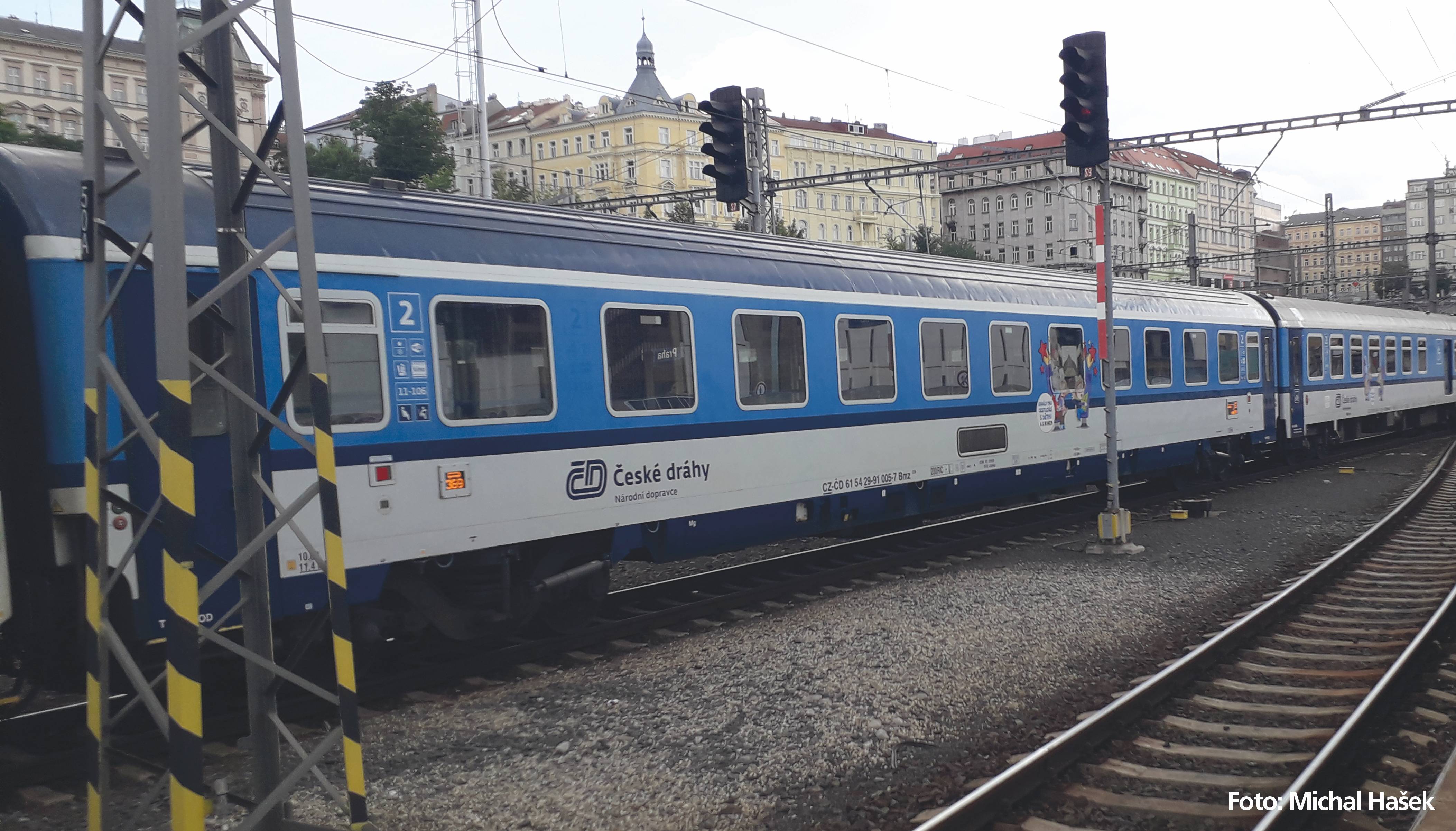 Piko PK58270 Set 2 Carrozze Passeggeri Eurofima 2^Classe ČD Ep.VI