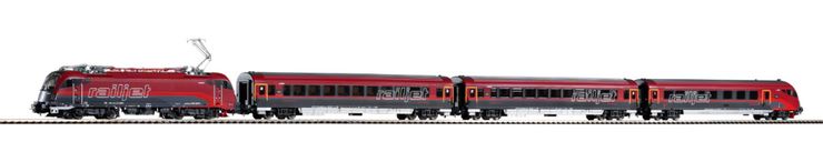 Piko PK58132 ~ Set locomotiva elettrica RH 1216 and 3 carrozze ...