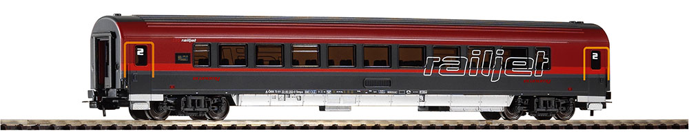 Piko PK57643 Carrozza passeggeri 2° classe Railjet ep. VI