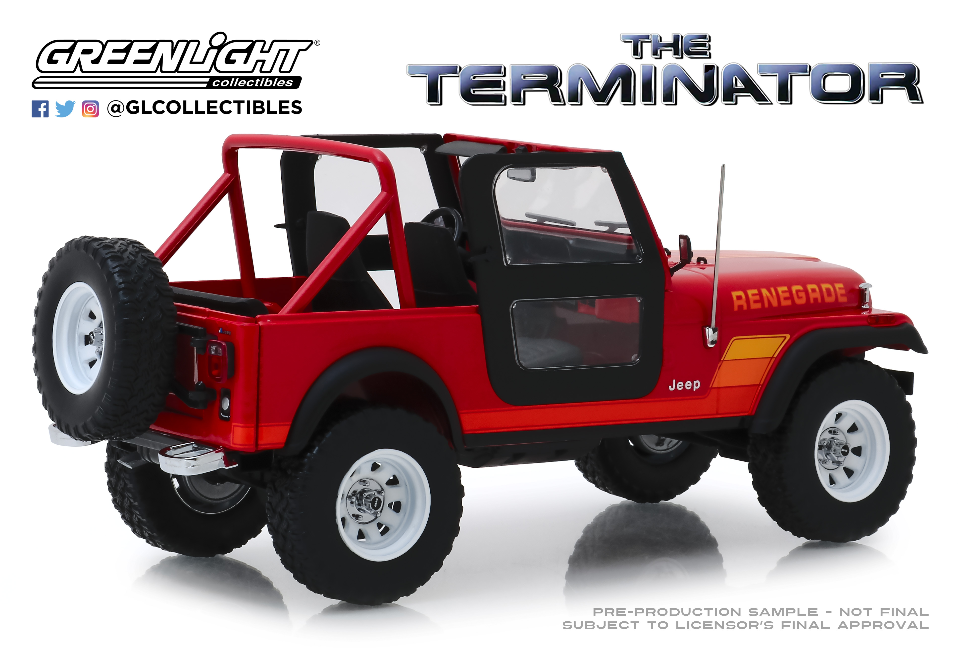 Greenlight GR19060 The Terminator (1984) - Sarah Connor’s 1983 Jeep CJ ...