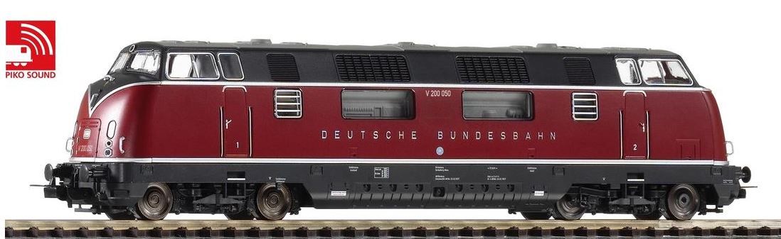 Piko PK59708 Locomotiva diesel con sound decoder V 200 DB ep. III, con ...